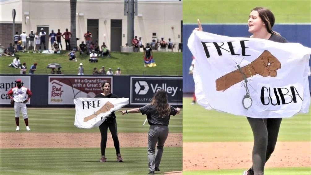 Federación de béisbol castrista protesta por carteles contestatarios ...